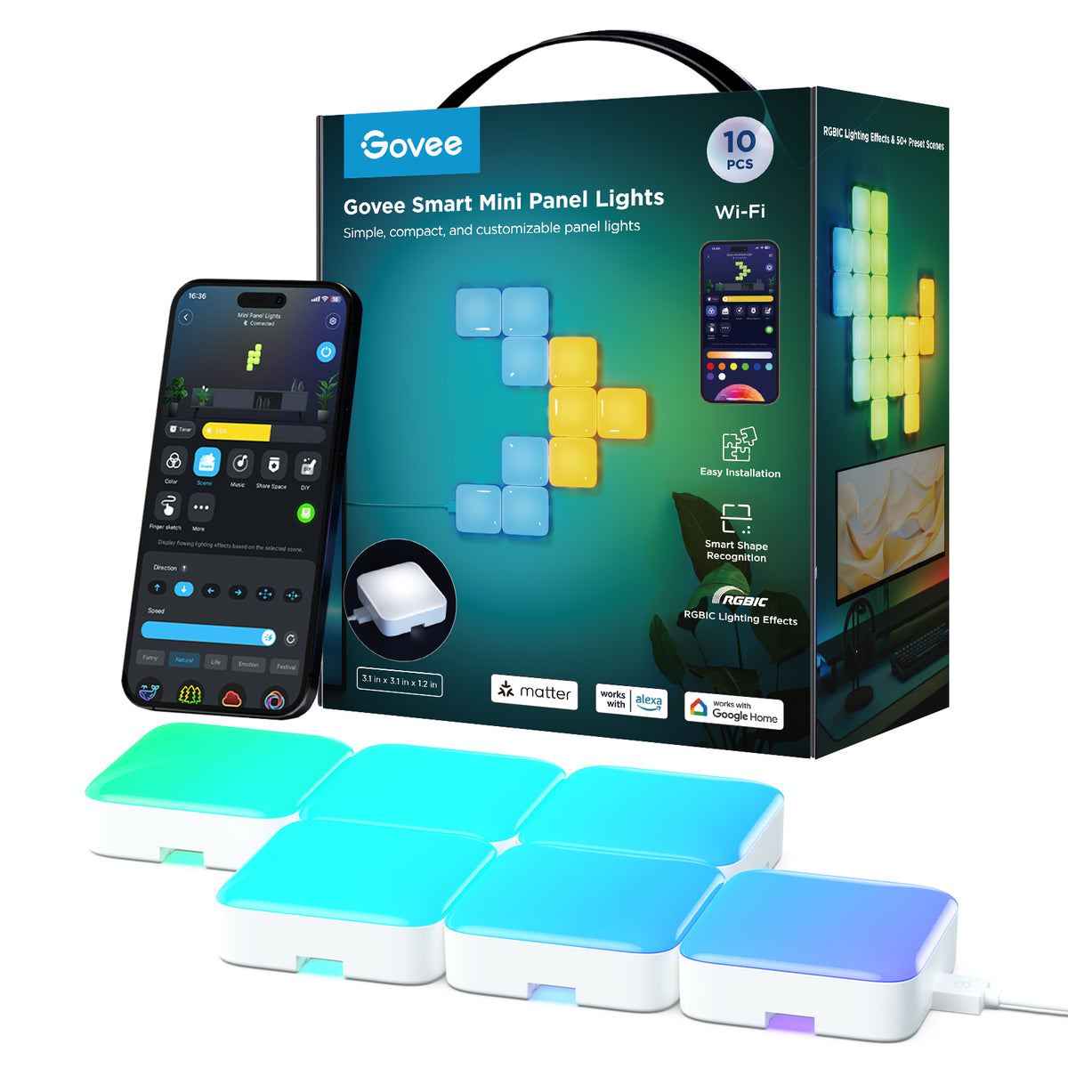 Govee Smart Mini Panel Lights – Govee South Africa
